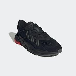 Herren Sneaker "OZWEEGO", adidas originals, Gr. 48, schwarz, Leder, Textil, Schuhe