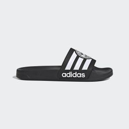 Damen Badesandale "ADILETTE SHOWER Bayern Munich", adidas Sportswear, Gr. 47, schwarz-wei&szlig;, Synthetik, Schuhe, Badelatschen, FC Bayern M&uuml;nchen
