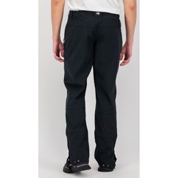 DEPROC Active Herren Softshellhose "STERLING WNTR MN"schwarz, Gr. 52, Softshell, 96% Polyester. 4% Elasthan mit TPU Membrane, Hosen, auch in Gro&szlig;en