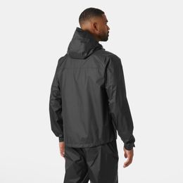 Helly Hansen Herren Regenjacke "LOKE JACKET", schwarz, Gr. XL, unifarben, Web, Obermaterial: 100% Polyamid, Jacken, mit Kapuze, wasserdicht,