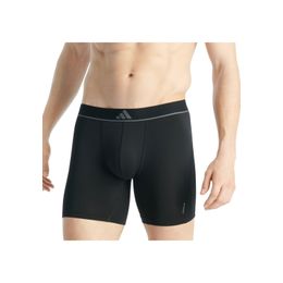 Herren Boxershorts "Boxershort Boxer Briefs Active Micro Flex Eco 6P 6er Pack", adidas originals, Gr. M, schwarz, Obermaterial: 85% Polyester PES.