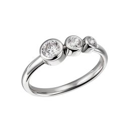 Firetti Damen Fingerring "Schmuck Geschenk Silber 925 Silberring Ring glitzernd", 56, Silber 925 (Sterlingsilber), 2,1mm, silber, Silber 925