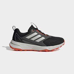 adidas terrex Herren Trailrunningschuh "TRACEFINDER", Gr. 43core schwarz, grau one, semi impact orange, Textil, Schuhe, Trail-Runningschuhe