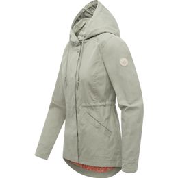Ragwear Damen Parka "Dankira", beige, Gr. L, Obermaterial: 68% Baumwolle, 32% Nylon. Innenfutter: 100% Polyester, Jacken, Leichte &Uuml;bergangsjacke mit