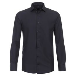 Venti Herren Businesshemd "Venti Businesshemd Langarm uni", schwarz, Gr. 41, unifarben, 100% Baumwolle, Hemden