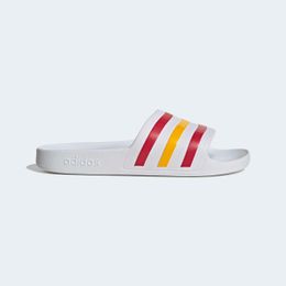 Damen Badesandale "AQUA ADILETTE", adidas Sportswear, Gr. 46cloud wei&szlig;, team power rot 2, crew gelb, Synthetik, Schuhe