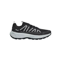 Jack Wolfskin Herren Wanderschuh "WILD HIKE LOW M", Gr. 48, schwarz-wei&szlig;, Synthetik, Schuhe, Outdoorschuh, Trekkingschuh
