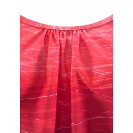 Lascana Damen Tankini, rot, Gr. 38, Farbverlauf, bedruckt, Polyamid, Bikini-Sets, mit Batikoptik