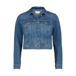 Vera Mont Damen Jeansjacke "Damen mit Waschung", blau, Gr. 36, Denim/Jeans, Obermaterial: 99% Baumwolle, 1% Elasthan, Jacken