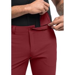 Maier Sports Herren Funktionsshorts "Huang", rot, Gr. 46, 90%Polyamid, 10% Elasthan, Hosen, Herren Shorts, kurze Outdoor-Hose, Bermudas mit 4