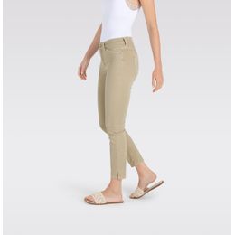 MAC Damen 7/8-Jeans "Dream Summer", beige, Gr. 42, Denim/Jeans, Obermaterial: 75% Baumwolle, 12% Modal, 9% Polyester, 4% Elasthan, Jeans, verk&uuml;rzt