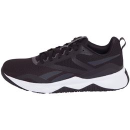 Reebok Herren Trainingsschuh "NFX TRAINER", Gr. 47, schwarz-wei&szlig;, Synthetik, Textil, Schuhe, ideal f&uuml;r Gym und Fitnessstudio