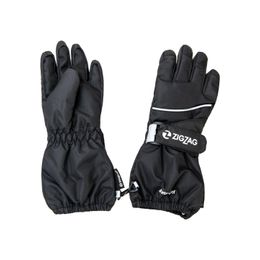 ZIGZAG M&auml;dchen Skihandschuhe "Kempston", schwarz, Gr. 128, mehrfarbig, 100% Polyester, Handschuhe, mit komfortabler Wintersport-Ausstattung