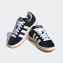 Herren Sneaker "CAMPUS 00S", adidas originals, Gr. 44, schwarz-wei&szlig;, Leder, Schuhe