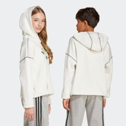 M&auml;dchen Kapuzensweatshirt "LOGO PLAY HOODIE KIDS", wei&szlig;, Gr. 158, adidas originals, Obermaterial: 70% Baumwolle, 30% Polyester, Sweatshirts