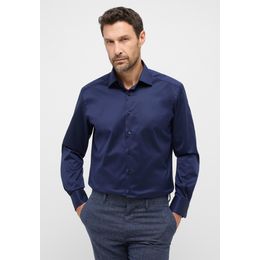 Eterna Herren Langarmhemd "COMFORT FIT", blau, Gr. 43, Twill, 100% Baumwolle, Hemden, NON IRON (b&uuml;gelfrei)