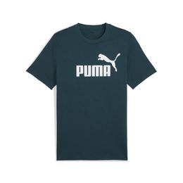 Puma Herren T-Shirt "ESS No. 1 Logo T-Shirt Herren", gr&uuml;n, Gr. S, clean, Obermaterial: 100% Baumwolle; Rippe: 20% Polyester, 80% Baumwolle, Shirts