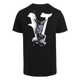 MisterTee Herren T-Shirt "MisterTee Victory Reigns Tee", schwarz, Gr. S, bedruckt, 100% Baumwolle, Shirts