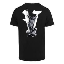 MisterTee Herren T-Shirt "MisterTee Victory Reigns Tee", schwarz, Gr. L, bedruckt, 100% Baumwolle, Shirts