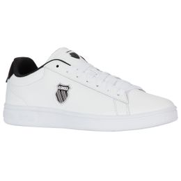 K-Swiss Herren Sneaker "Court Shield II", Gr. 43, wei&szlig;, Leder, Schuhe