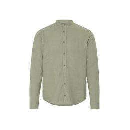 Blend Herren Leinenhemd "Leinenhemd BHLines", gr&uuml;n, Gr. L, Obermaterial: 55% Leinen LI. 45% Viskose CV., Hemden
