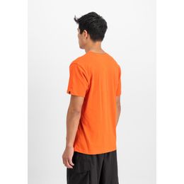 Herren T-Shirt "Basic T-Shirt BL", orange, Gr. S, Alpha Industries, Obermaterial: 100% Baumwolle, Shirts