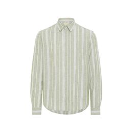 Blend Herren Leinenhemd "Leinenhemd BHBobby Linen striped", gr&uuml;n, Gr. XXL, Obermaterial: 55% Leinen LI. 45% Viskose CV., Hemden