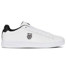 K-Swiss Herren Sneaker "Court Shield II", Gr. 44, wei&szlig;, Leder, Schuhe