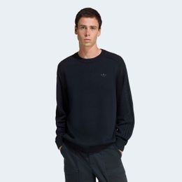 Herren Sweatshirt "HOCHWERTIGES ESSENTIALS MIT RUNDHALSAUSSCHNITT", schwarz, Gr. XL, adidas originals, Obermaterial: 100% Baumwolle, Sweatshirts, mit