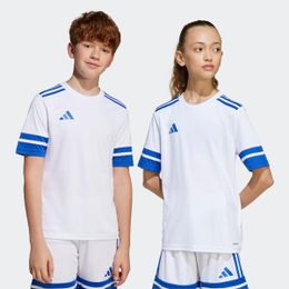 Jungen Fu&szlig;balltrikot "SQUADRA 25 KIDS TRIKOT", wei&szlig;, Gr. 128, adidas Performance, Obermaterial: 100% Polyester, Trikots