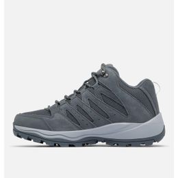 Columbia Damen Wanderschuh "REDMOND IV MID WATERPROOF", Gr. 43, grau, Mesh, Synthetik, Schuhe, wasserdicht