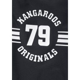 Kangaroos M&auml;dchen Tankini "Sporty", schwarz, Gr. 158, kontrastfarbene Details, unifarben, Polyamid, Bikini-Sets, mit sportlichem Frontdruck