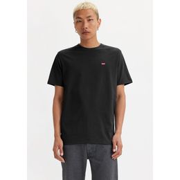Levi's LEVI'S Herren T-Shirt "ORIGINAL HM TEE", schwarz, Gr. XS, Jersey, Obermaterial: 100% Baumwolle, Shirts, mit Logo Print