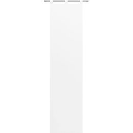 Neutex for you! Schiebegardine NEUTEX FOR YOU, B:57cm H:145cm, wei&szlig;, Polyester, Wohnzimmer, Gardinen, "Galena Uni", inkl. Beschwerungsstange
