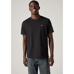 Levi's LEVI'S Herren T-Shirt "ORIGINAL HM TEE", schwarz, Gr. XS, Jersey, Obermaterial: 100% Baumwolle, Shirts, mit Logo Print