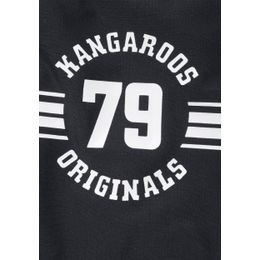 Kangaroos M&auml;dchen Tankini "Sporty", schwarz, Gr. 158, kontrastfarbene Details, unifarben, Polyamid, Bikini-Sets, mit sportlichem Frontdruck