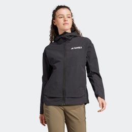 adidas terrex Damen Softshelljacke "MULTI", schwarz, Gr. L, Obermaterial: 87% Polyester, 13% Elasthan, Jacken