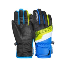 Reusch M&auml;dchen Skihandschuhe "Dario R-TEX XT Junior", schwarz, Gr. 4, mehrfarbig, 88% Polyester, 12% Lederimitat, Handschuhe, mit praktischem