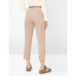 Brax Damen 5-Pocket-Hose "Style MARA S"beige, Gr. 88, Web, 78% Baumwolle, 18% Lyocell, 4% Elasthan, Hosen