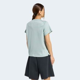 Damen T-Shirt "SOFT LUXUS"wonder sage, Gr. XL, adidas Sportswear, Obermaterial: 100% Baumwolle, Shirts