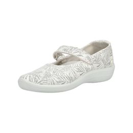 Arcopedico Damen Ballerina "Arcopedico Ballerinas Lederimitat", Gr. 38wei&szlig;, silber, Lederimitat, Schuhe