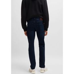BOSS Orange Herren Slim-fit-Jeans "Delaware Soft-Motion-Denim", blau, Gr. 33, unifarben, Denim/Jeans, Obermaterial: 98% Baumwolle, 2% Elasthan,