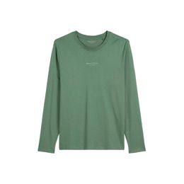 Marc O'Polo MARC O'POLO Herren Longsleeve "Mix & Match Cotton", Gr. L, gr&uuml;n, Jersey, Obermaterial: 100% Baumwolle, unifarben, Shirts, mit langen &Auml;rmeln,