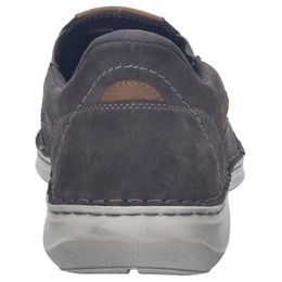 Josef Seibel Herren Slipper "New Anvers 25", Gr. 40, grau, Leder, Textil, kontrastfarbene Details, Schuhe, Schlupfschuh, Halbschuh, Komfortschuh in