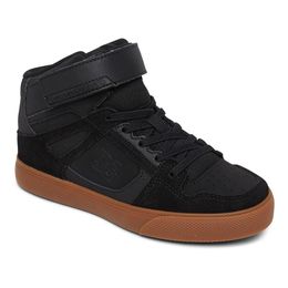 DC Shoes Damen Sneaker "Pure High-Top EV", Gr. 6, schwarz, Obermaterial:Obermaterial: Leder / Futter: Textil / Au&szlig;ensohle: Gummi;, Schuhe