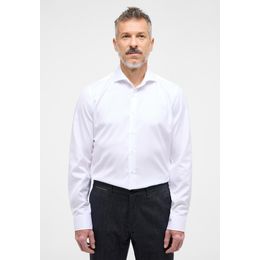 Eterna Herren Langarmhemd "SLIM FIT", wei&szlig;, Gr. 38, Twill, 100% Baumwolle, Hemden, NON IRON (b&uuml;gelfrei)