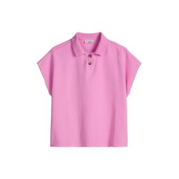 Marc O'Polo Damen Poloshirtpale bubblegum, Gr. S, MARC O'POLO DENIM, Jersey, Obermaterial: 100% Baumwolle, Shirts, &auml;rmellos wide aus Organic Cotton