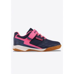 Lotto M&auml;dchen Hallenschuh, Gr. 25, blau, Mesh, Synthetik, Schuhe, - mit nicht-f&auml;rbender Sohle