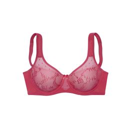 Damen Minimizer-BH, NUANCE BY LASCANA, Gr. 75, bunt, Microtouch, Obermaterial: 79% Polyamid, 15% Polyester, 6% Elasthan, BHs, mit B&uuml;gel, gemoldet mit