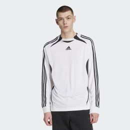 Herren T-Shirt "TEAMGEIST ADICOLOR LONGSLEEVE", wei&szlig;, Gr. L, adidas originals, Obermaterial: 100% Polyester, Shirts, lang&auml;rmlig, sportliches Design,